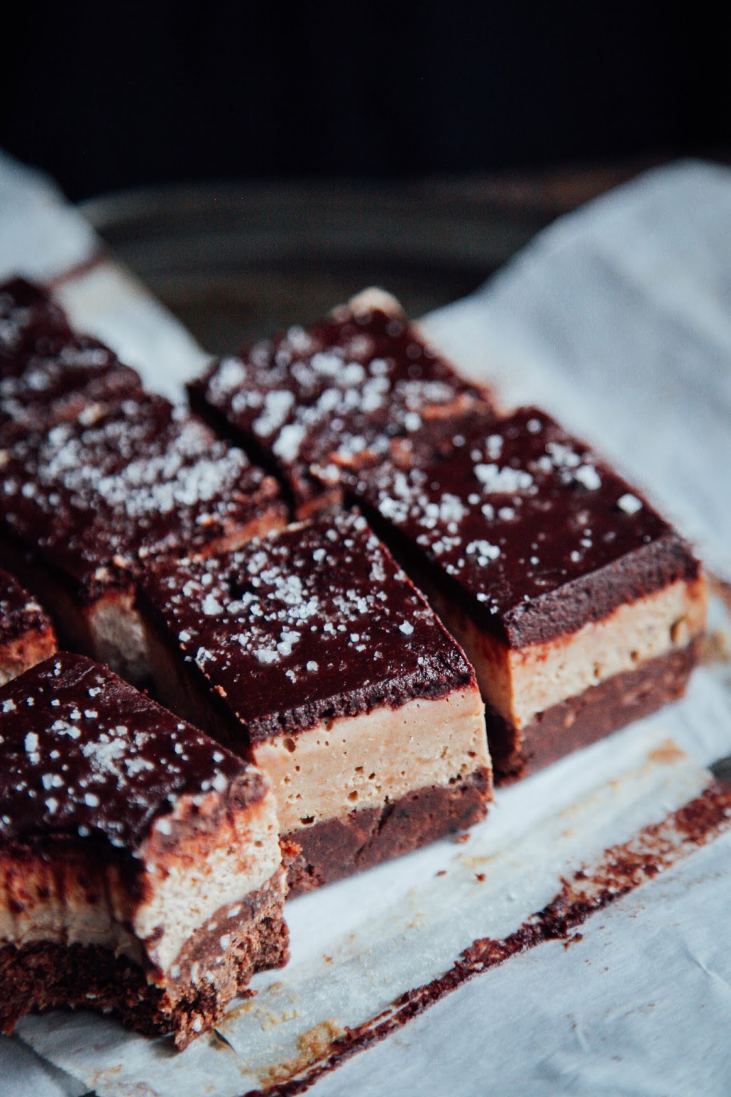 This Rawsome Vegan Life: PECAN PRALINE BARS with SALTED CHOCOLATE