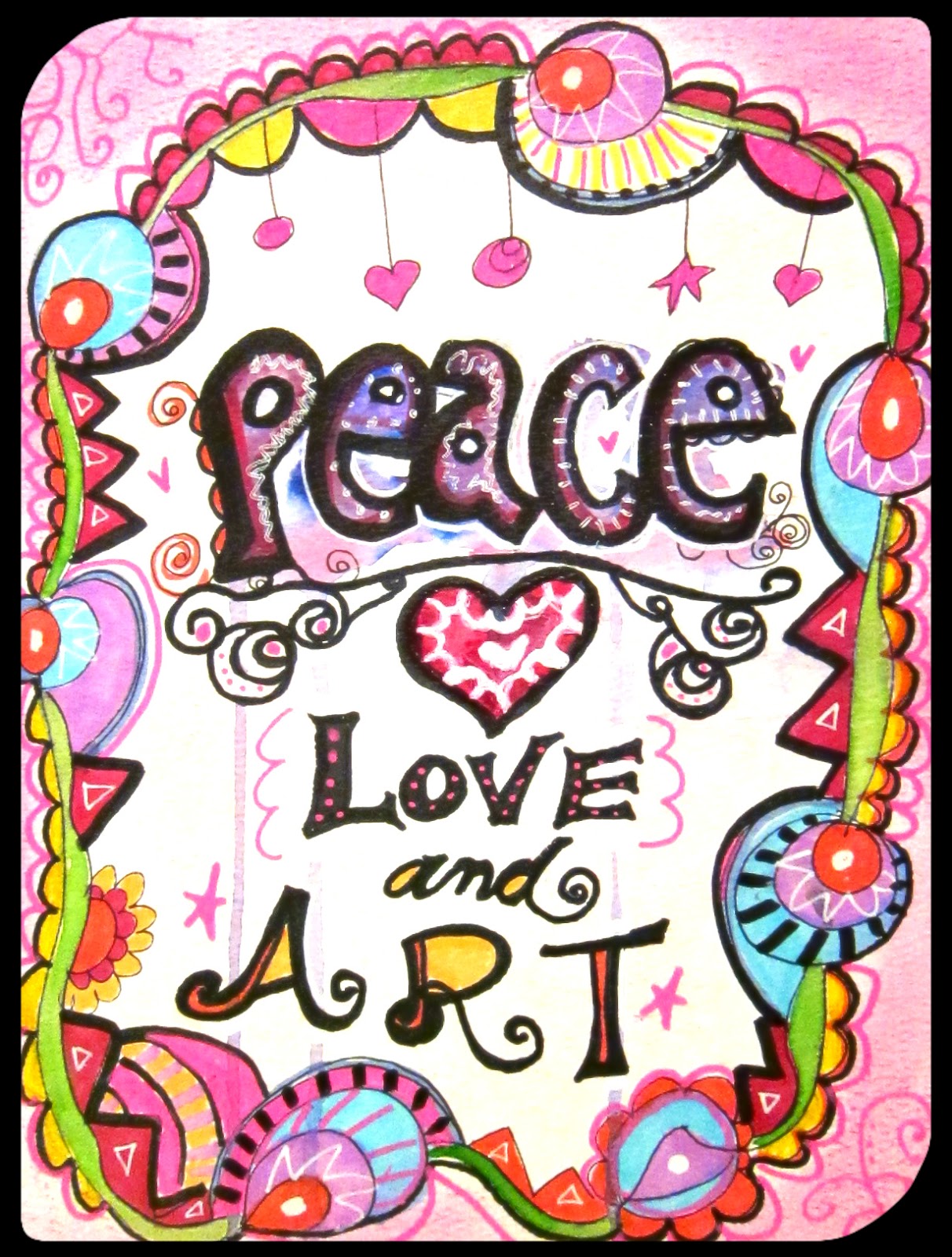 Peace Love and Art - Marcia Beckett