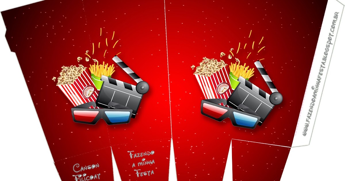 Movies Party: Free Printable Boxes. - Oh My Fiesta! in english