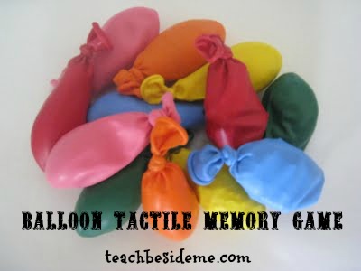 Tactile Memory Game - Teach Beside Me