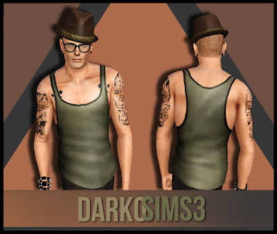 My Sims 3 Blog: New Tank Tops for Adult Males by Darko