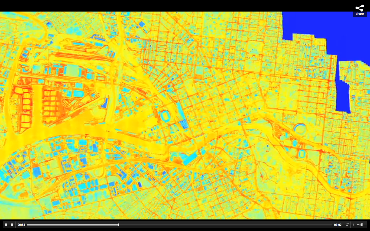 Melbourne's ‘heat island’ effect