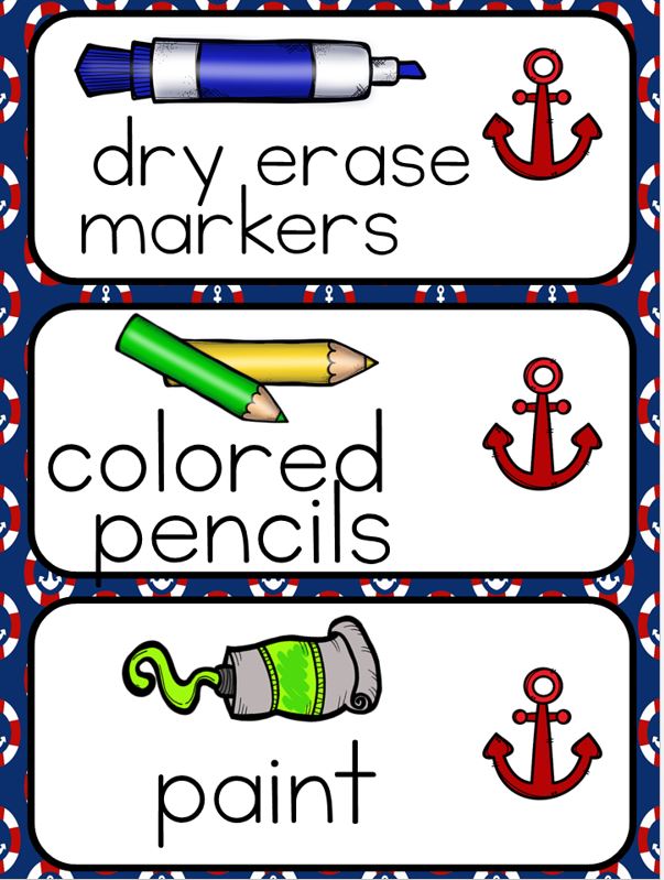 Miss Martel's Special Class: Nautical Theme Classroom Decor and ...