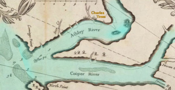 U.S. Timeline: 1670 - Foundation of Charles Town, Carolina