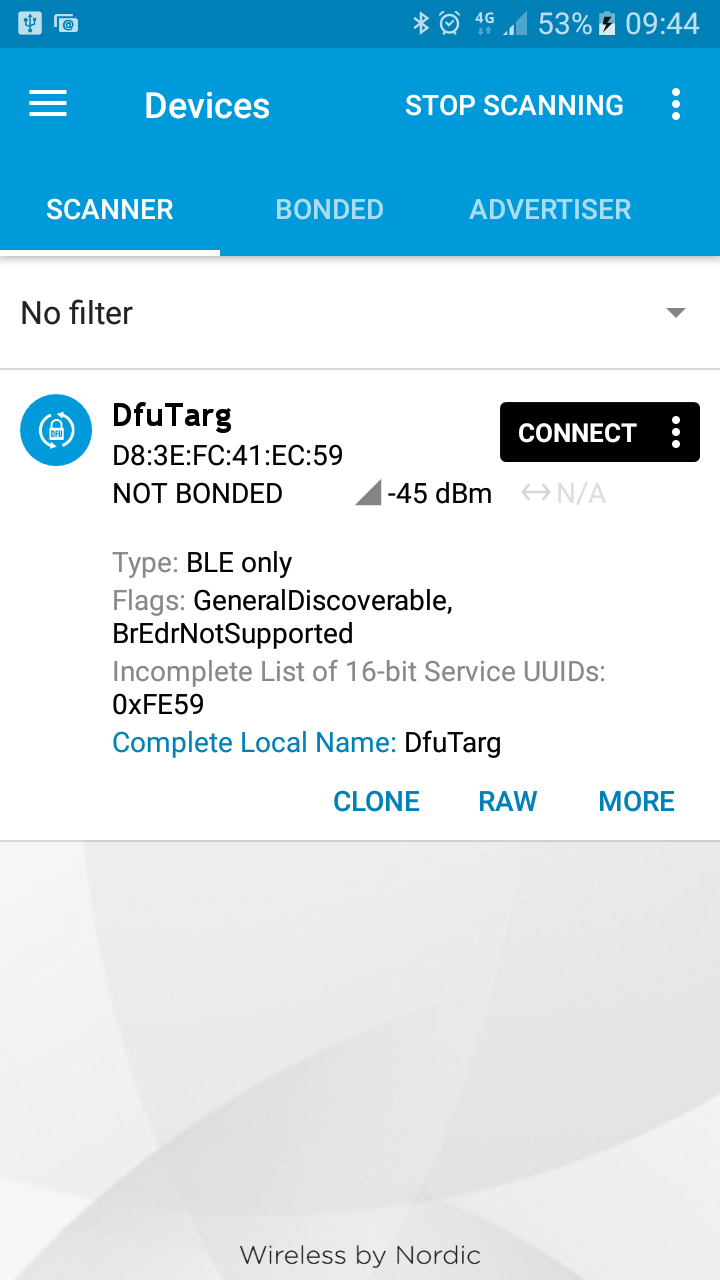 pcbreflux: nRF51822: secure DFU OTA via BLE