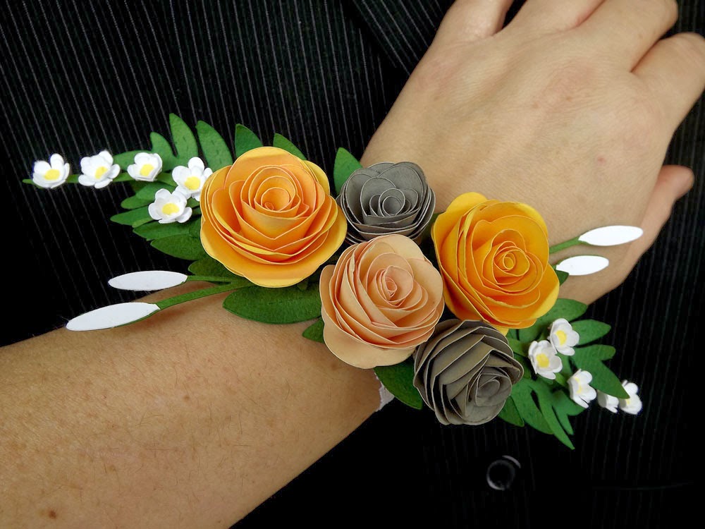 Its What I Do: Spring Prom Paper Boutonniere and Corsage
