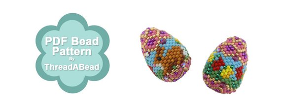 5 Beaded Easter Egg Tutorials / The Beading Gem