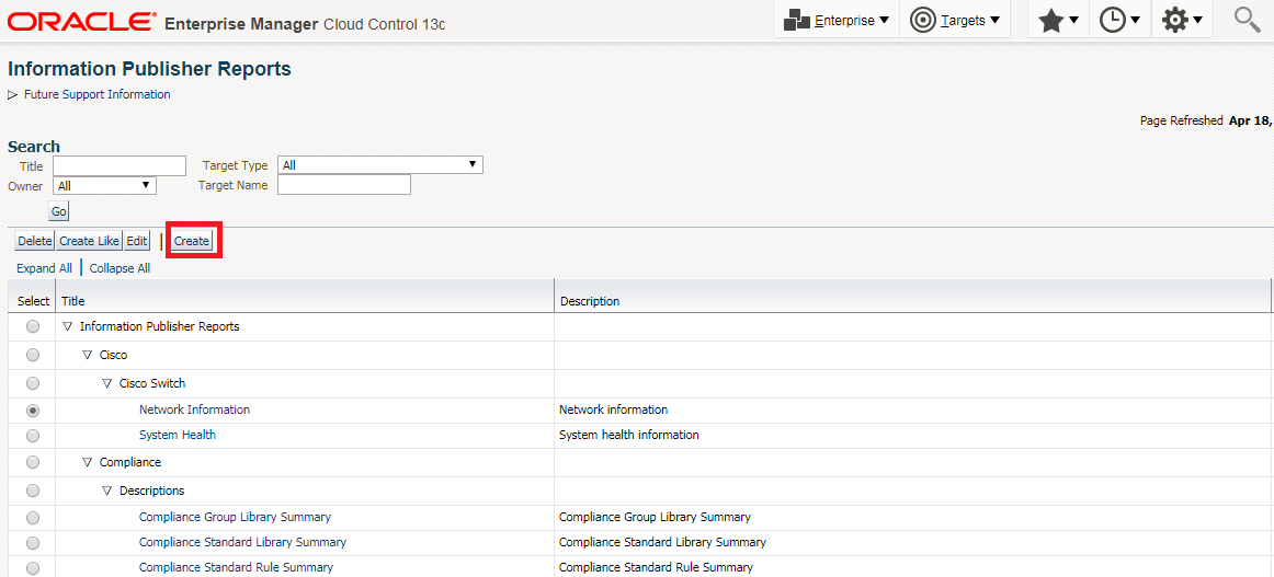 Gouranga's Tech Blog: Generate Custom Report From OEM Cloud Control 13c Gouranga's Tech Blog: Generate Custom Report From OEM Cloud Control 13c