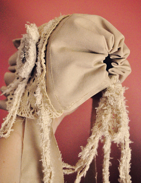 All Things Precious Photography: How To Make A Vintage Bonnet