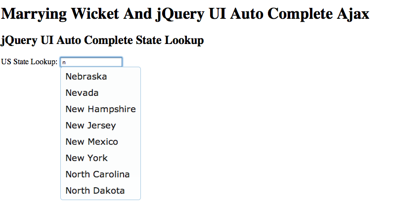 The Wicket Evangelist: A Reusable jQuery UI Autocomplete Wicket Component