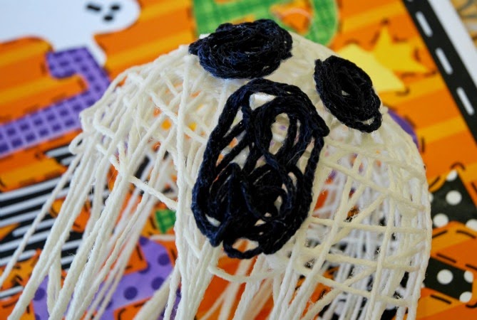 Boo! Spooky Yarn Ghosts | What Can We Do With Paper And Glue