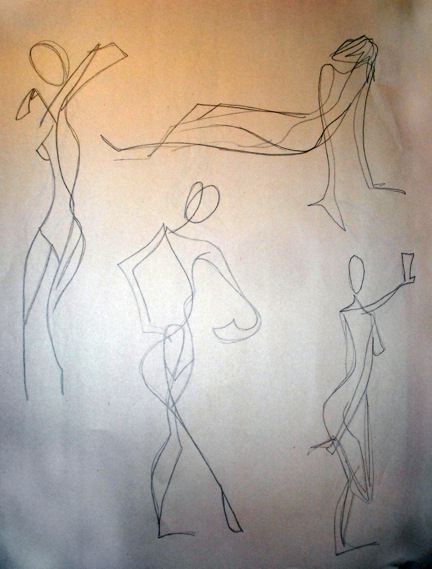 Basic Drawing 1: Examples of Gesture Drawing from the web