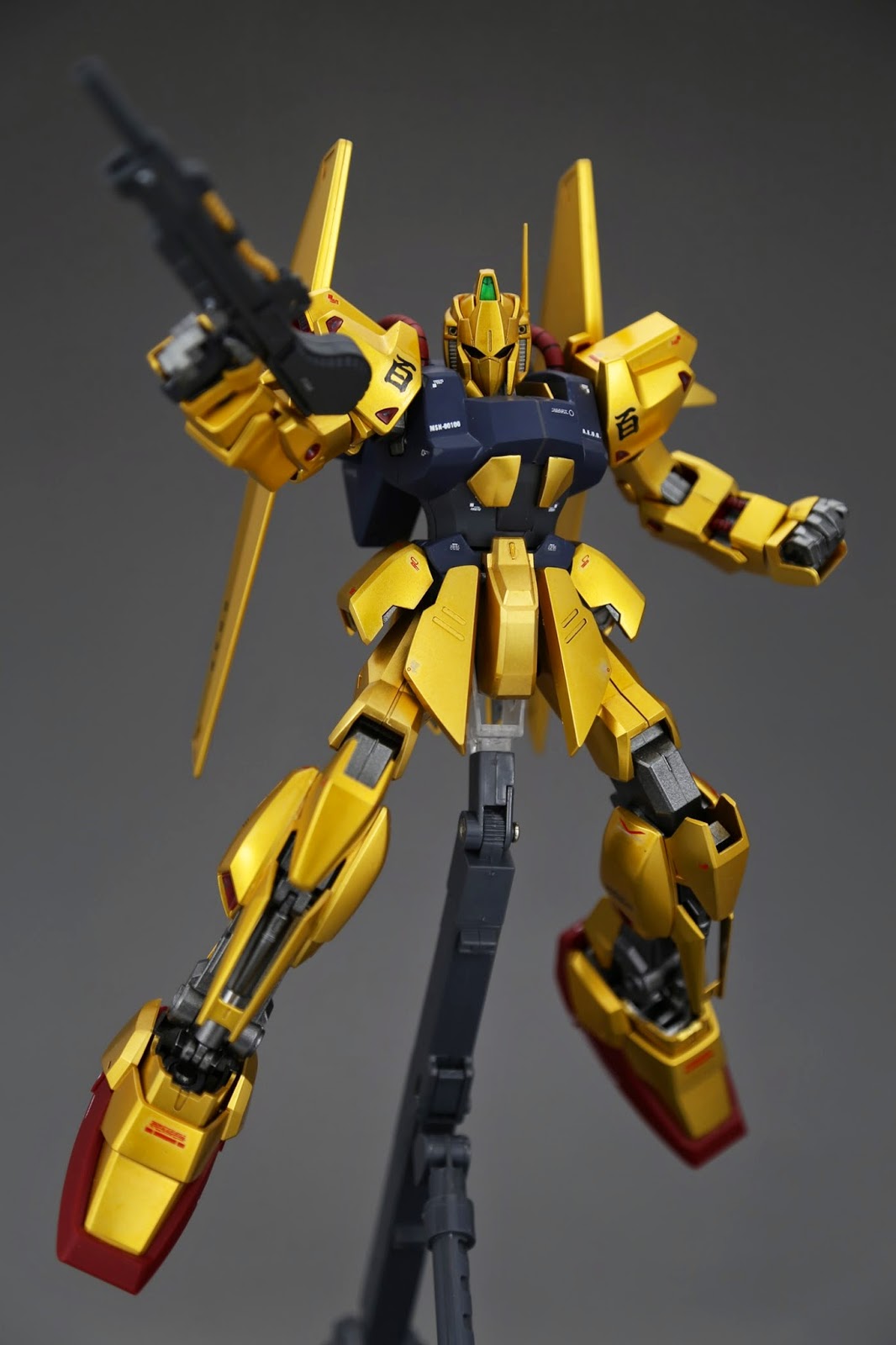 Gundam Family: MG 1/100bMSN-00100 Hyaku-Shiki + Ballute System Painted ...