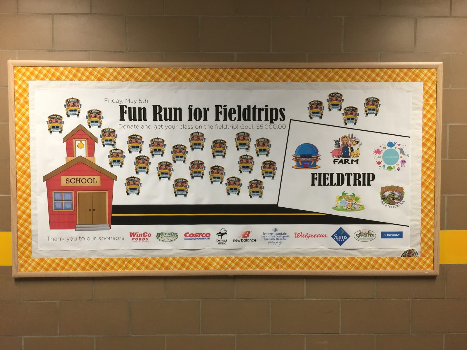 What 5 Teach Me: Fun Run Bulletin Board What 5 Teach Me: Fun Run Bulletin Board