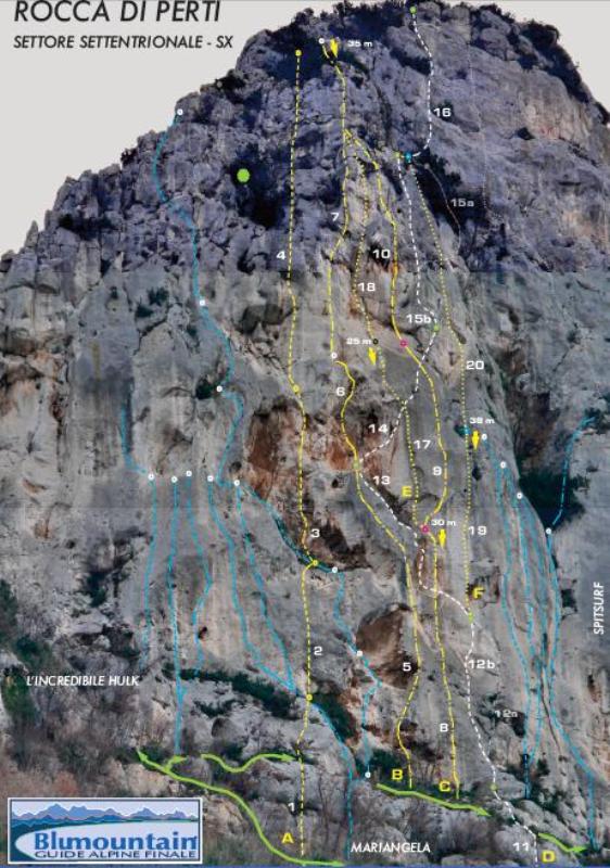Liguria Verticale: FINALE - Rocca di Perti (Settentrionale) new spot