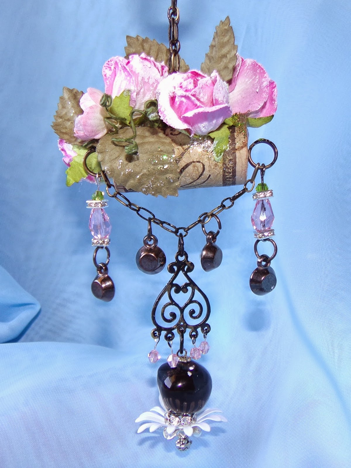 JuJu Crafts: Altered Wine Corks - Steampunk Nautical / Ocean and Victorian