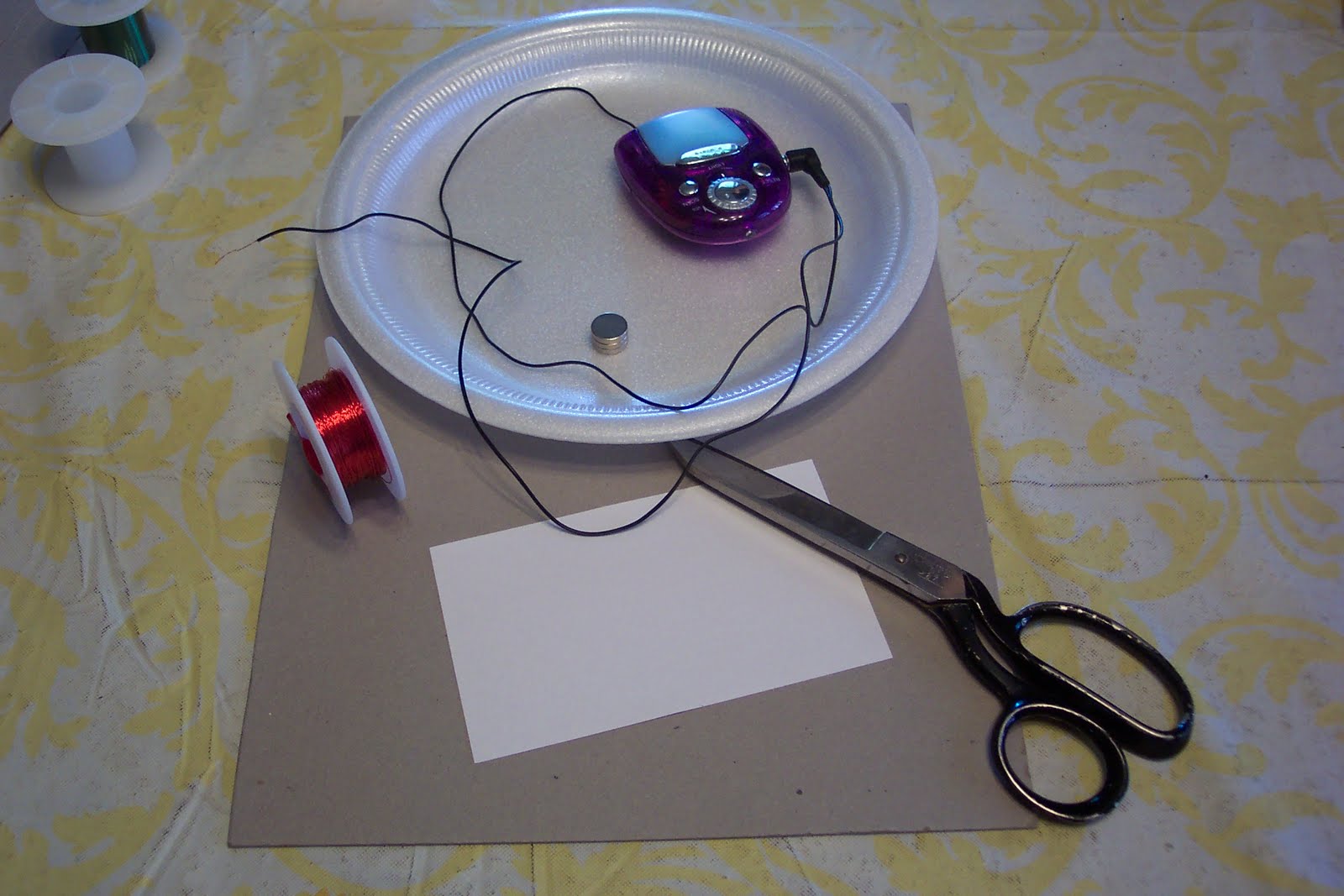 Integrated Science at Home: Foam Plate Speakers