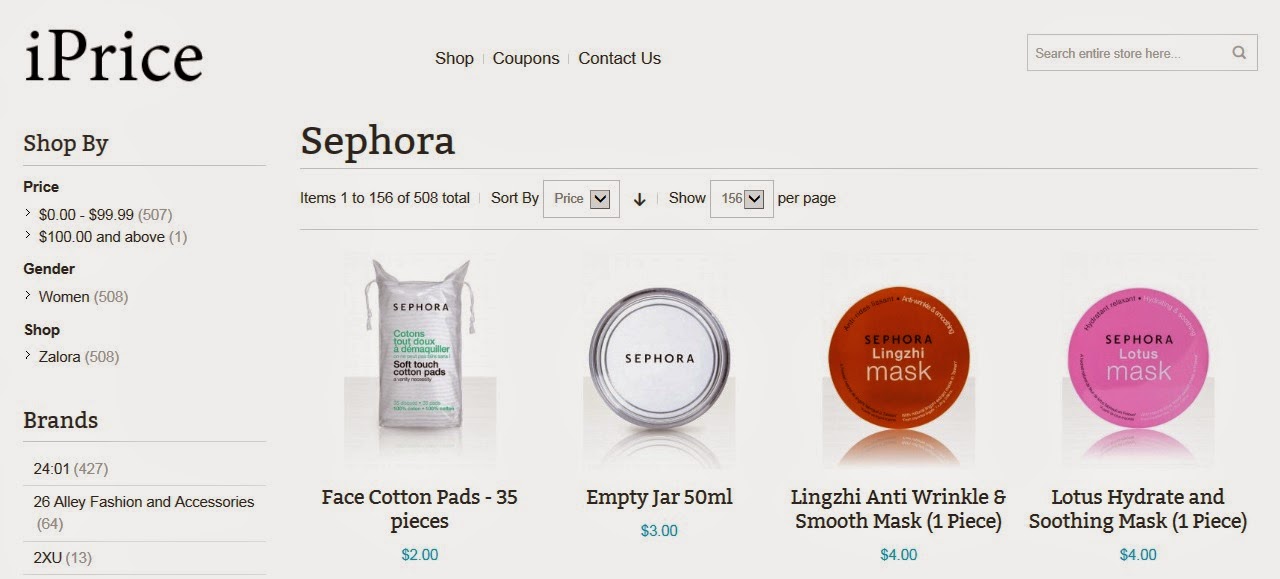 iPrice Shop: Shopping with Ease | Becky-Wong