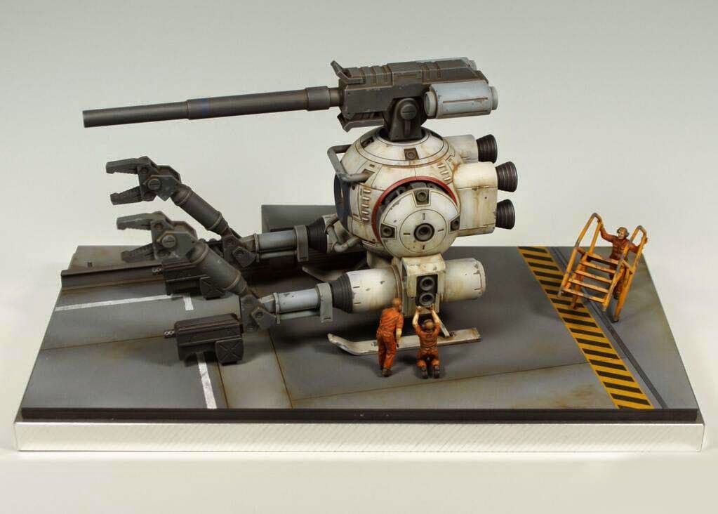 Custom Build: HG 1/144 RB-79 Ball Gundam Thunderbolt Ver. with Diorama ...