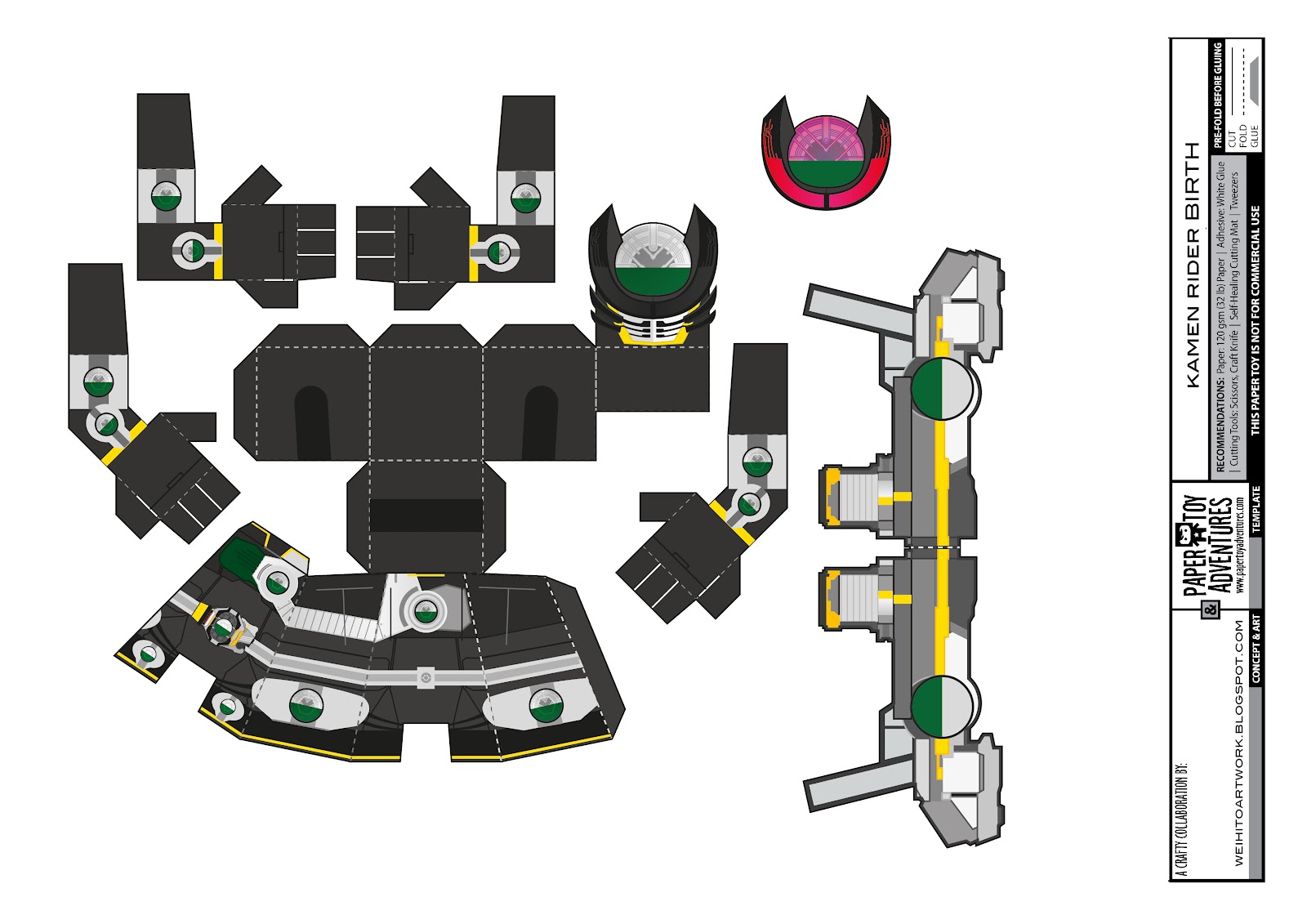 Kamen Rider Drive Paper Model