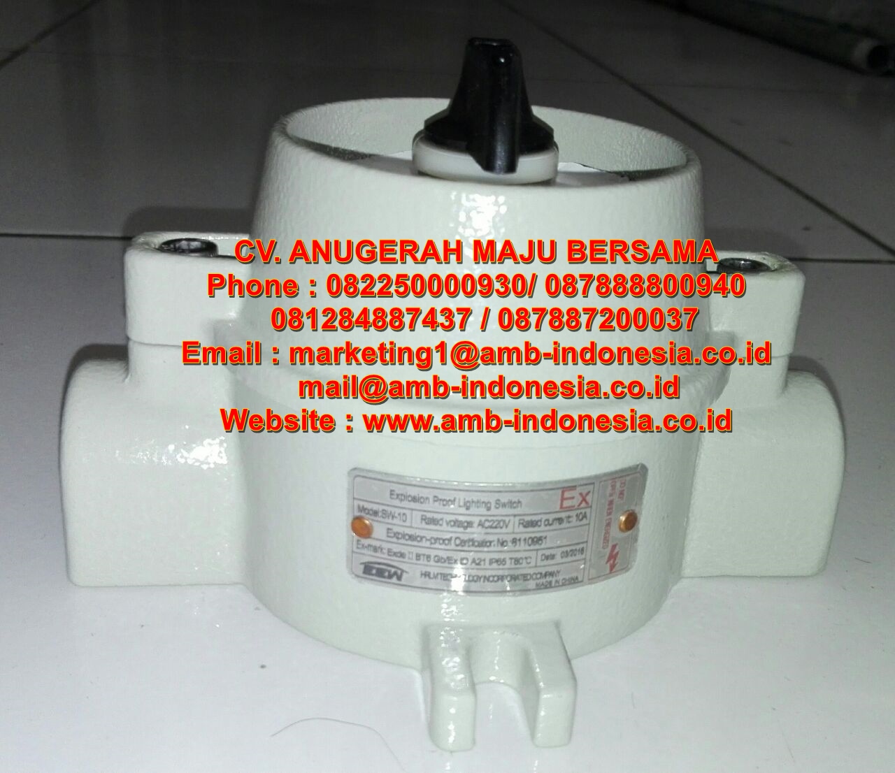 HRLM Explosion Proof Electrical: Selector Switch Explosion Proof Rotary ...