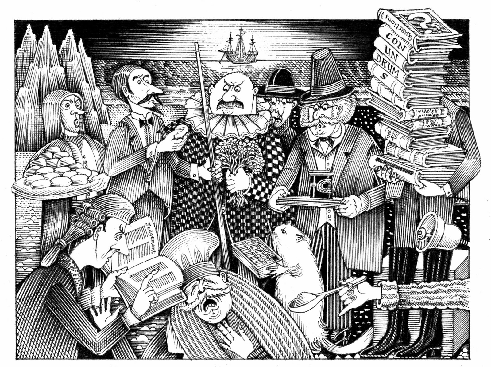 John Vernon Lord: The rousing of the Baker by the Snark Hunters