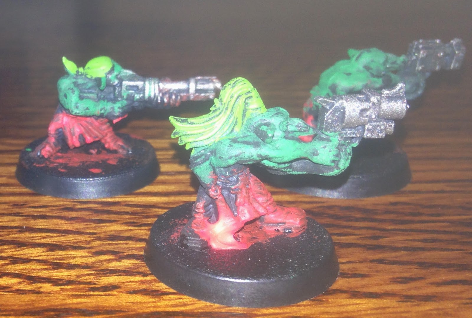 Battle Gaming One: Warhammer 40K: The Orkys (Bright Pink = Good Fortune ...