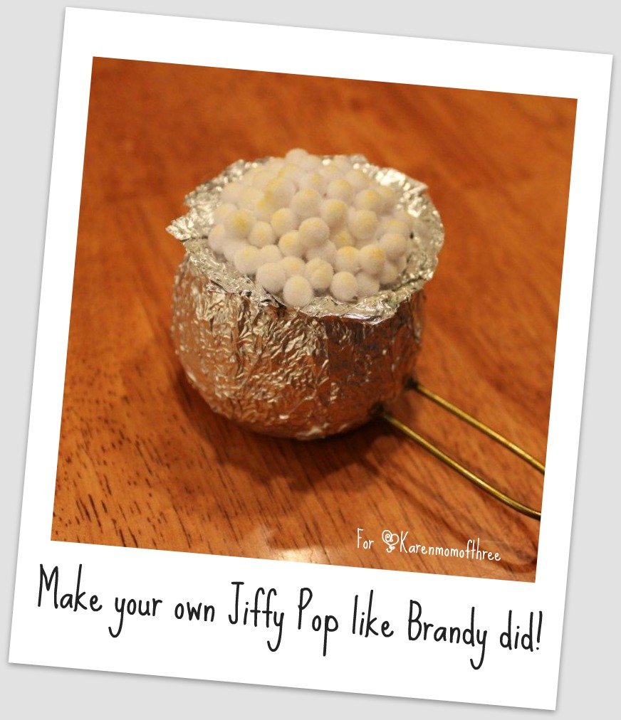 Karen Mom of Three's Craft Blog: 70's themed Jiffy Pop Craft by guest ...