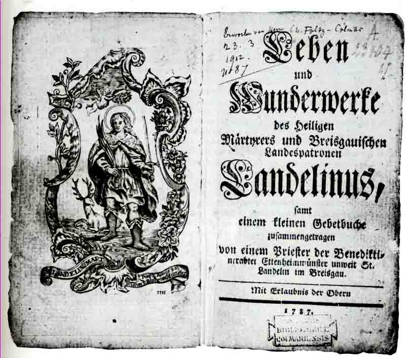 Von der Steinzeit zu St.Landolin: Legende von St.Landolin