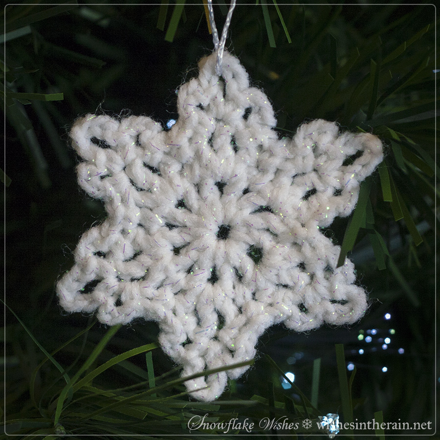 Free Pattern: Snowflake Wishes 4 | wishes in the rain