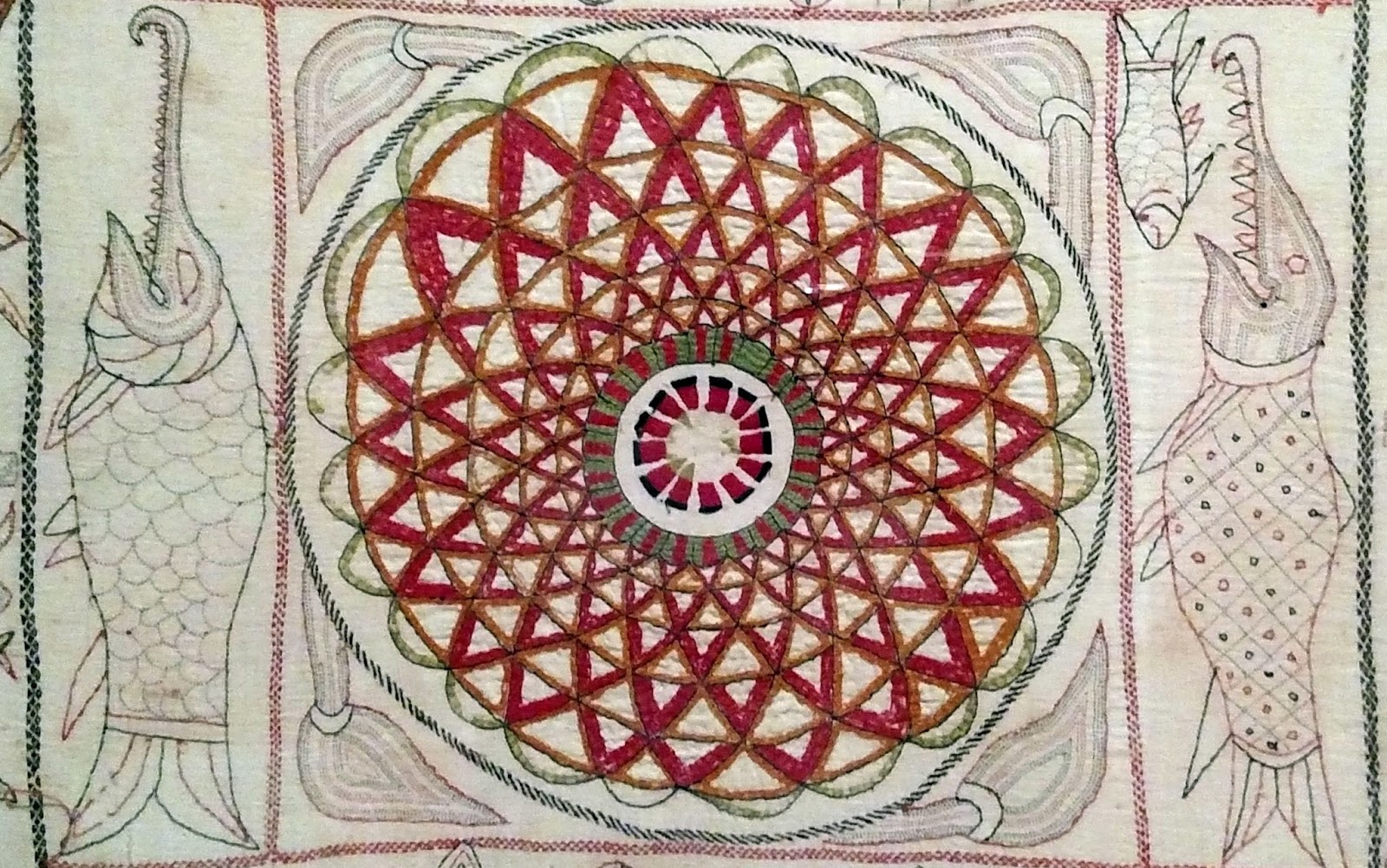 The Mathematical Tourist: Embroidered Quilt Pattern