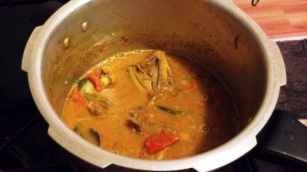 Goat Head Curry