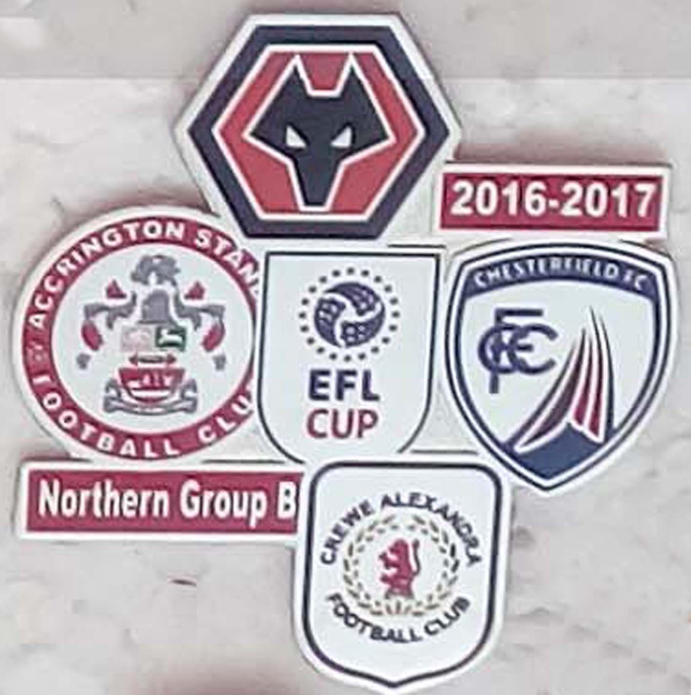 Crewe Alexandra Football Club pin badges: 2016 /17 badges from Nadja in ...