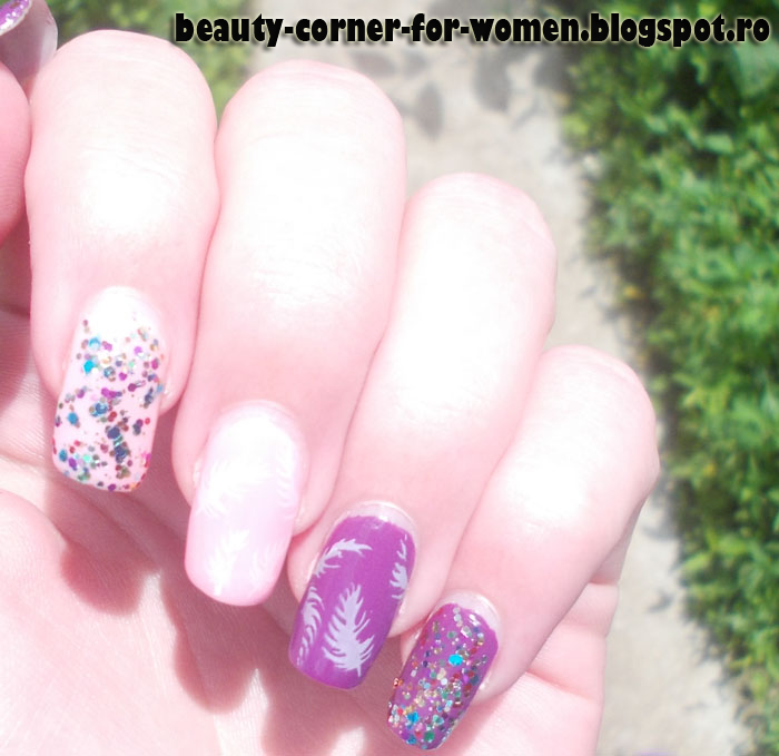 Alphabet nail art challenge - Letter F - Ella's Beauty Corner