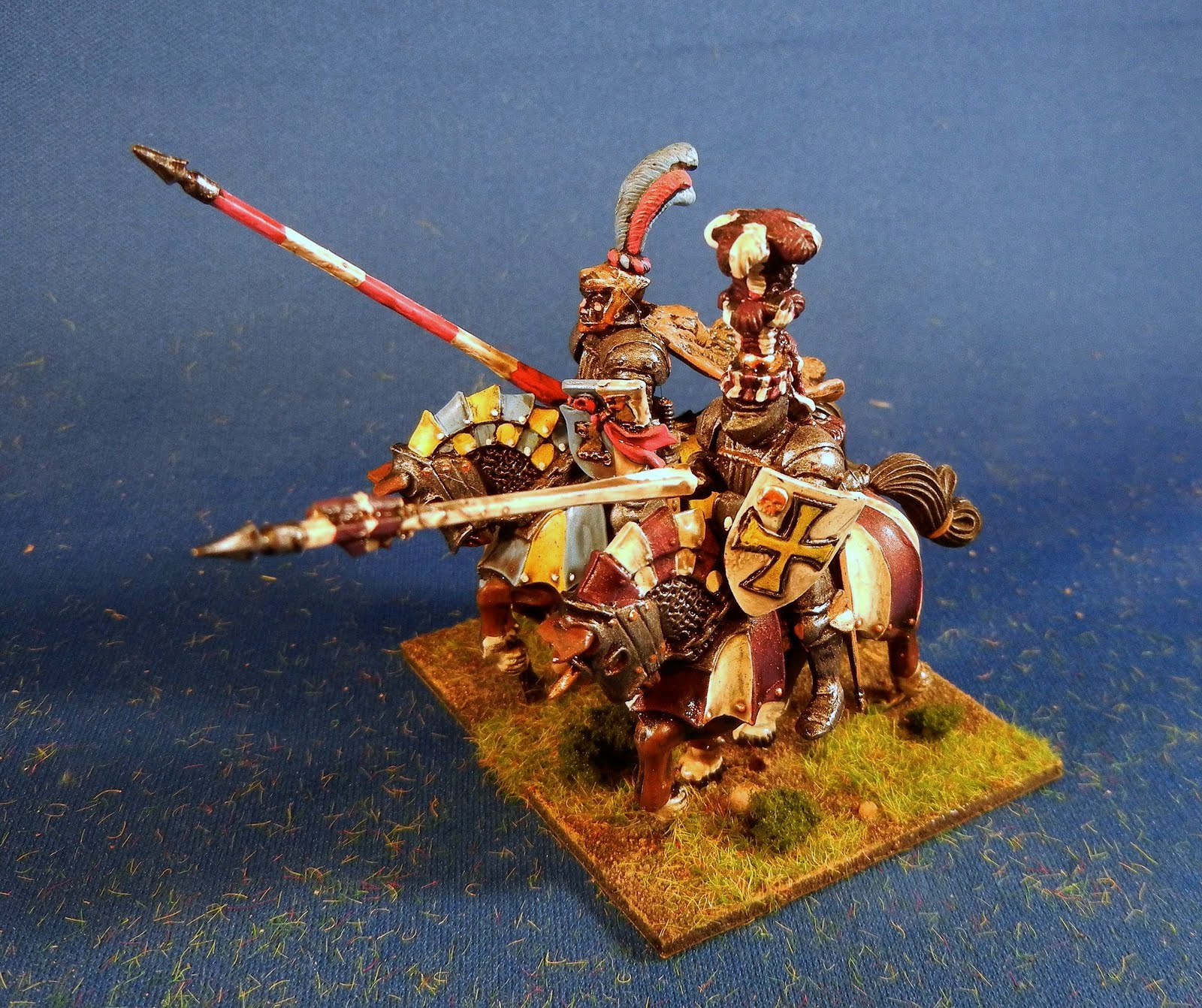 Bob's Miniature Wargaming Blog: 28mm renaissance gendarmes and artillery
