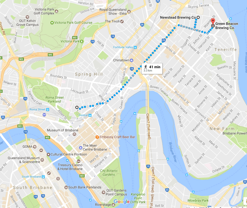 Brisbane Day 11 Make Your Own Brewery Walking Tour