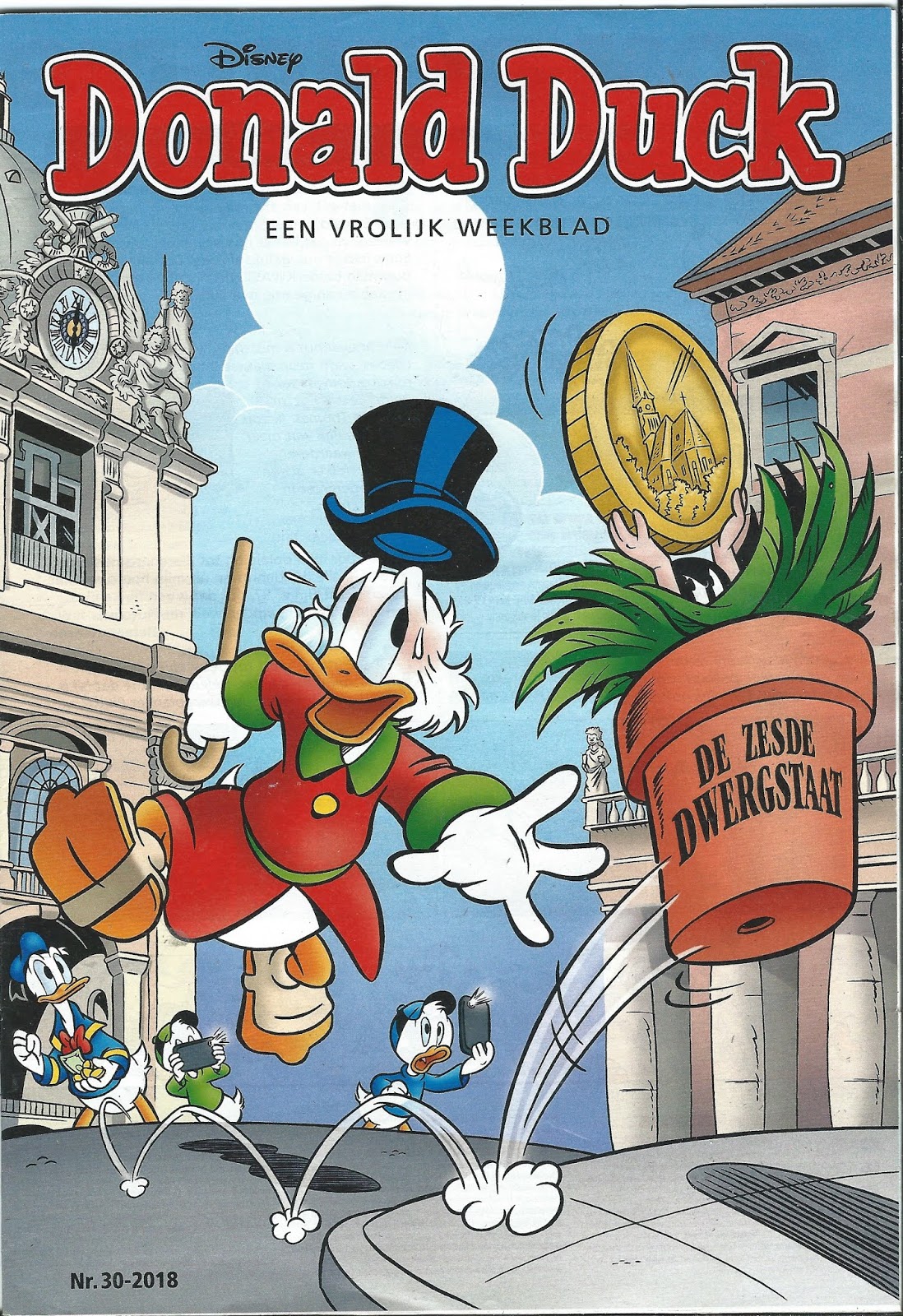 de Bob Evers Strip: Donald Duck 30-2018