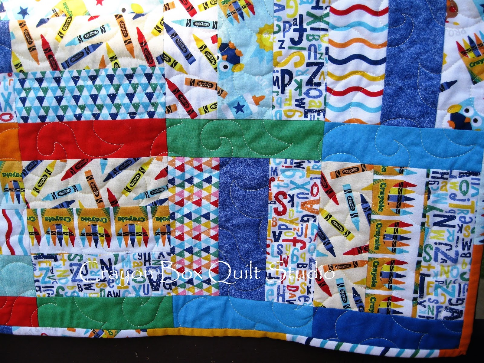 Crayon Box Quilt Studio: Baby Rory's Crayons