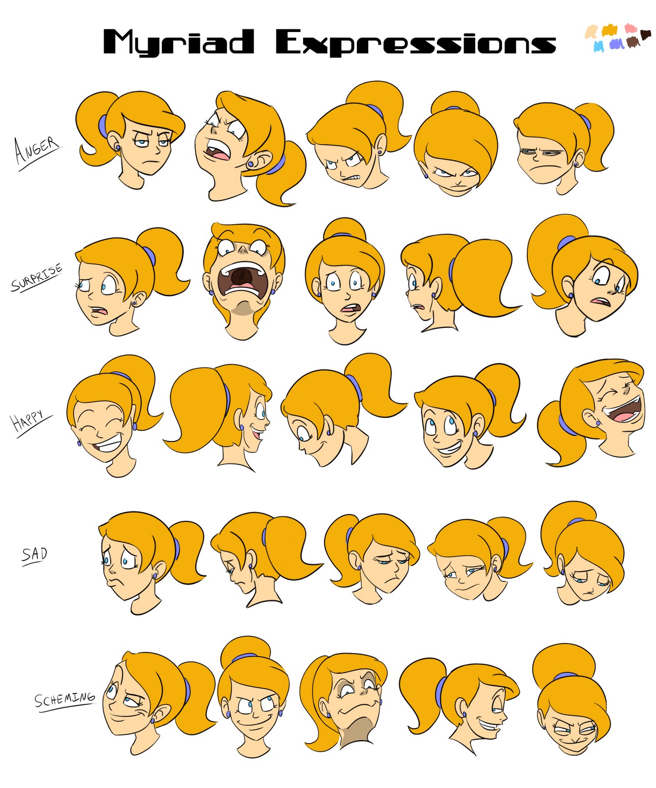 Crowley Creations: Character Design: Myriad Expressions