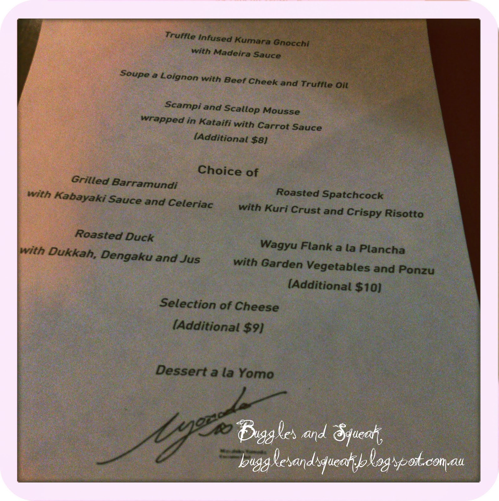 Buggles and Squeak : reviews for breakfast, lunch and dinner.