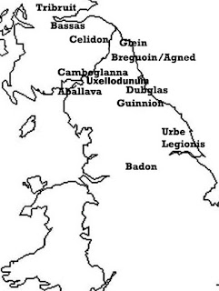 Shadows in the Mist: The Quest for a Historical King Arthur: Arthur Map ...