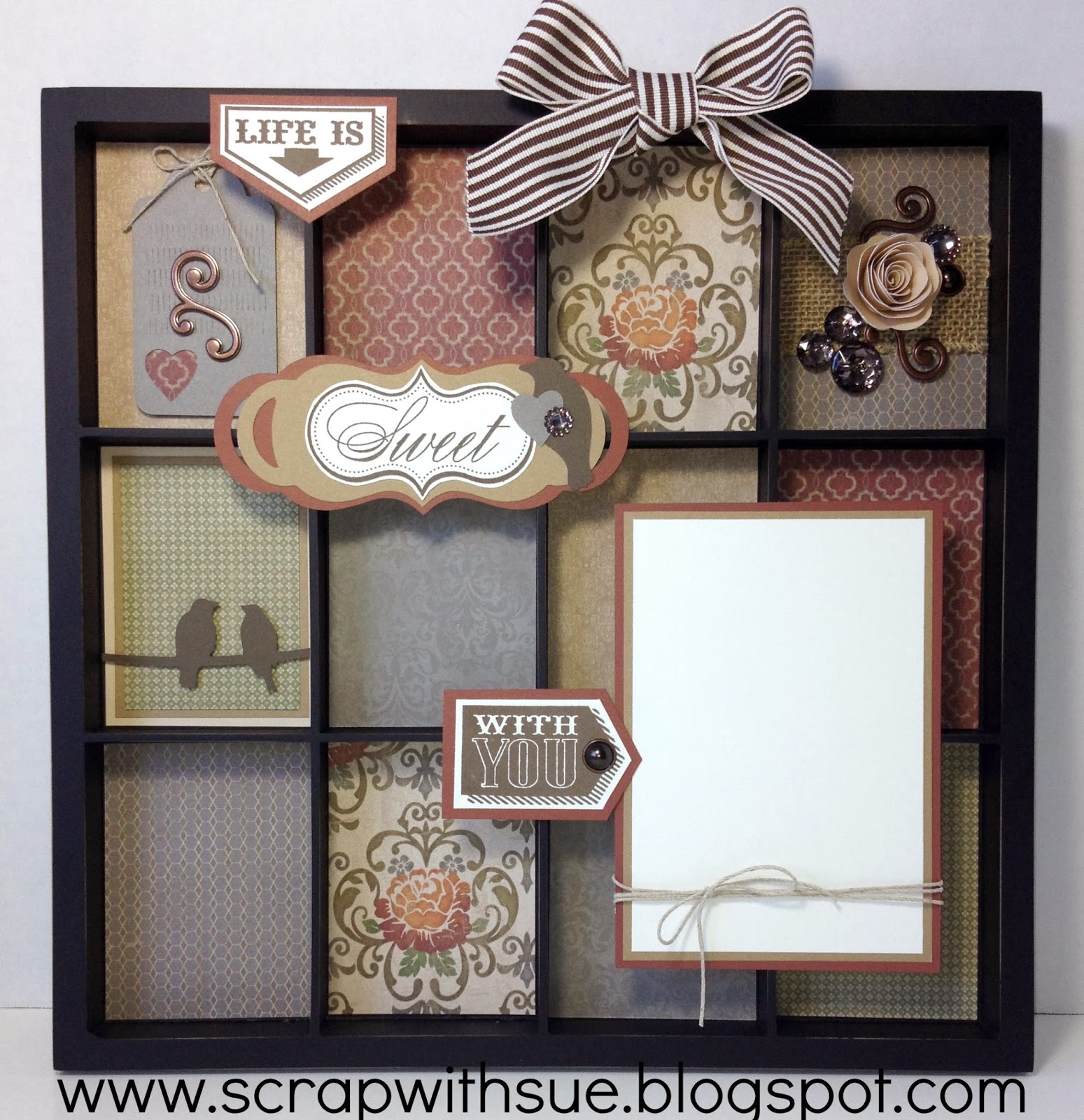 Scrap with Sue: Huntington Display Tray - Cricut Artbooking