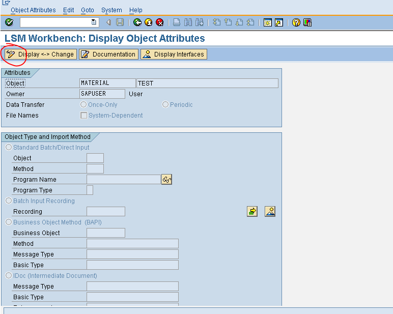 Uploading the Master records(MM01) to SAP System using Batch Input ...