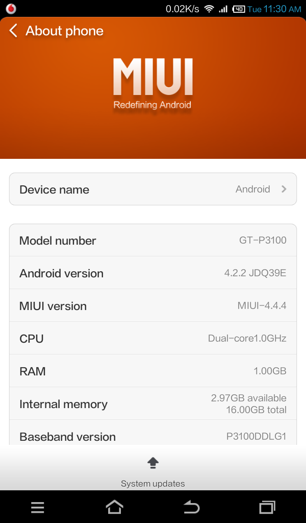 ported roms: unofficial miui v5 (4.4.11)