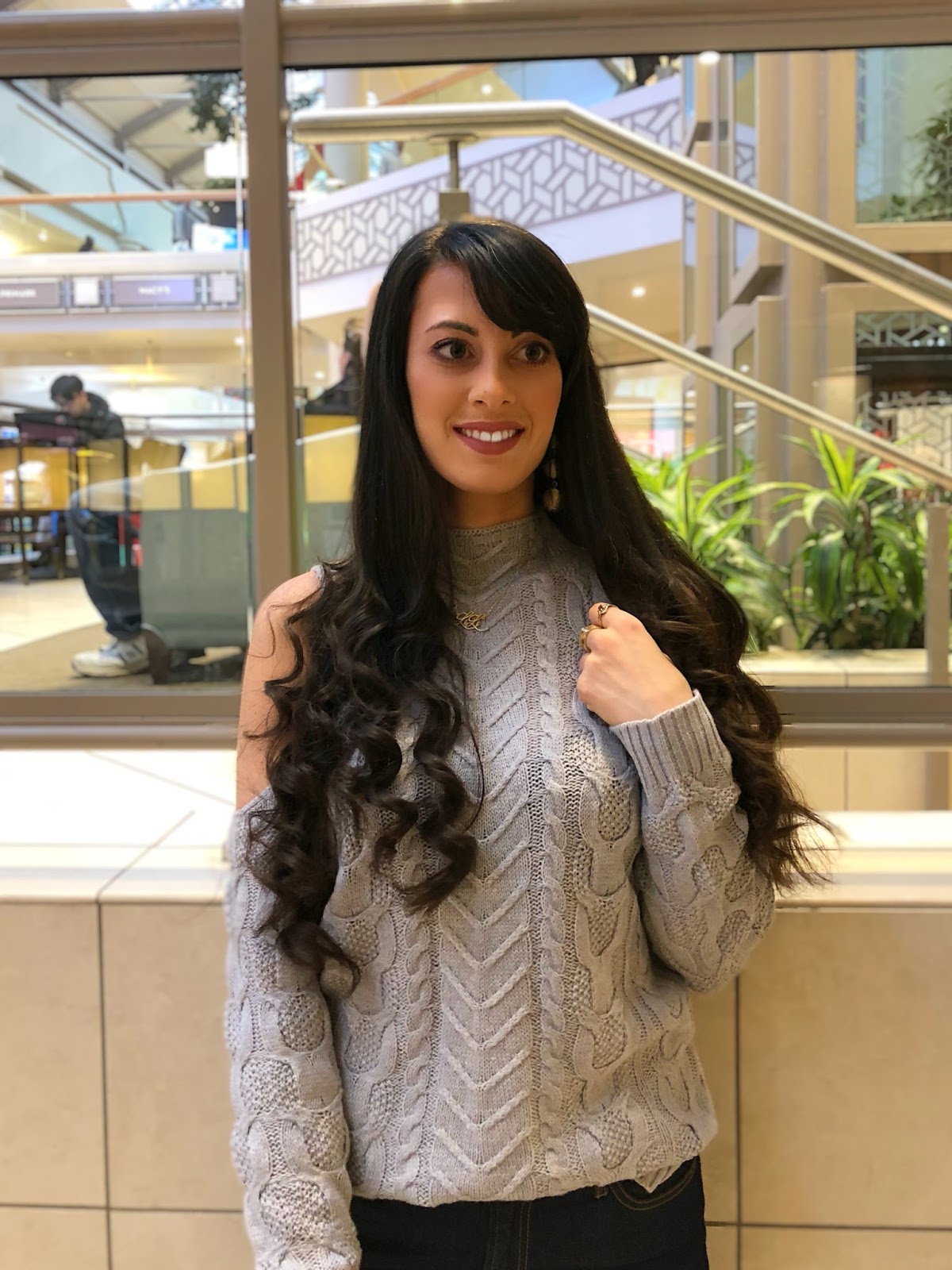 Gray OTK Stiletto Boots | Red Lips & Pinot