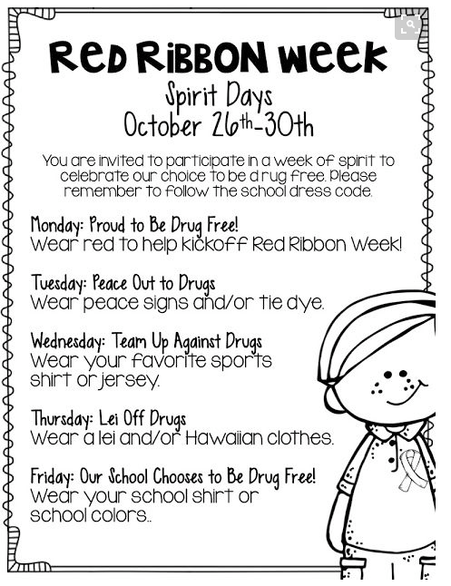 1st Grade Hip Hip Hooray!: Red Ribbon Week!