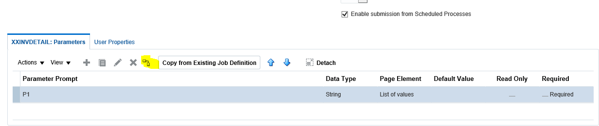 Oracle Application S Blog How To Create List Of Value Lov To Ess Job Parameter In Oracle Fusion