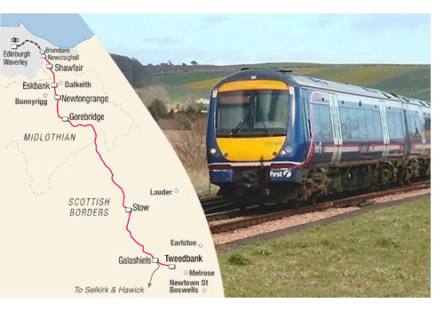 Borders Railway Walks: The New Waverley Railway