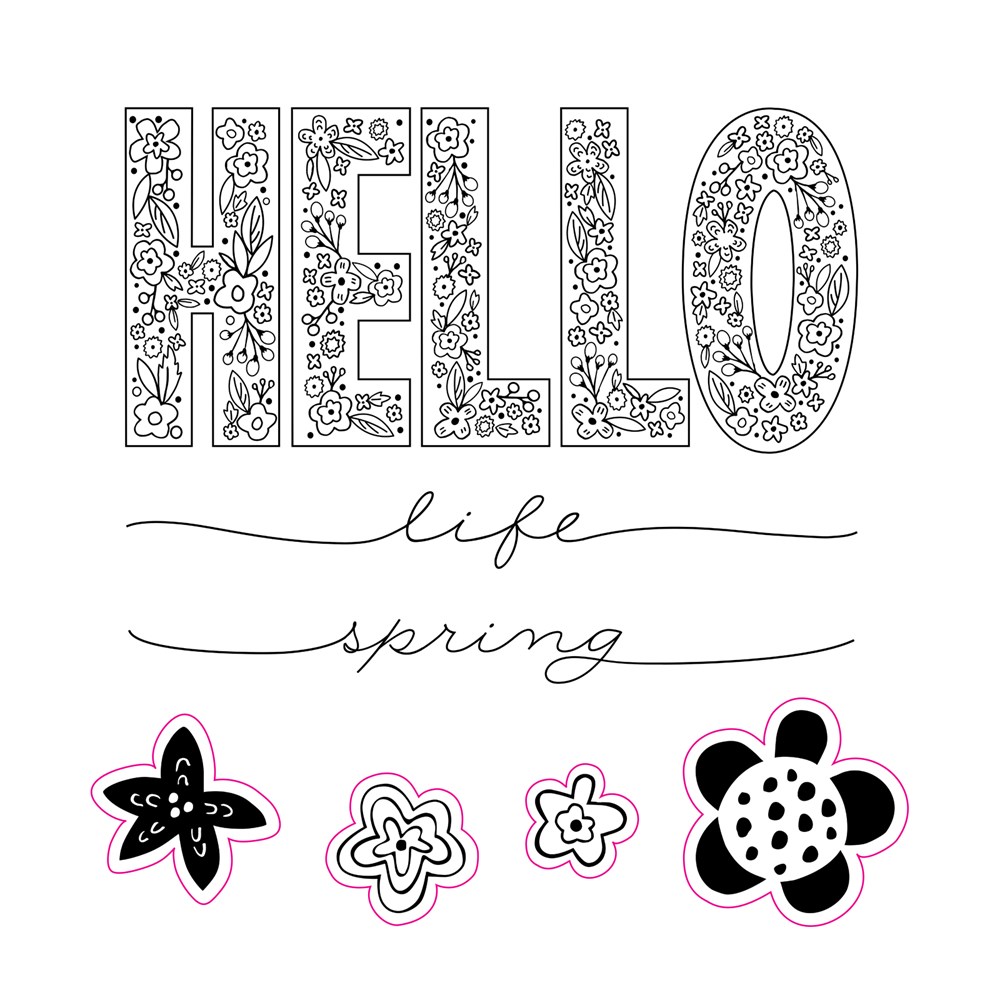 teojax: Hello - a fun card to color